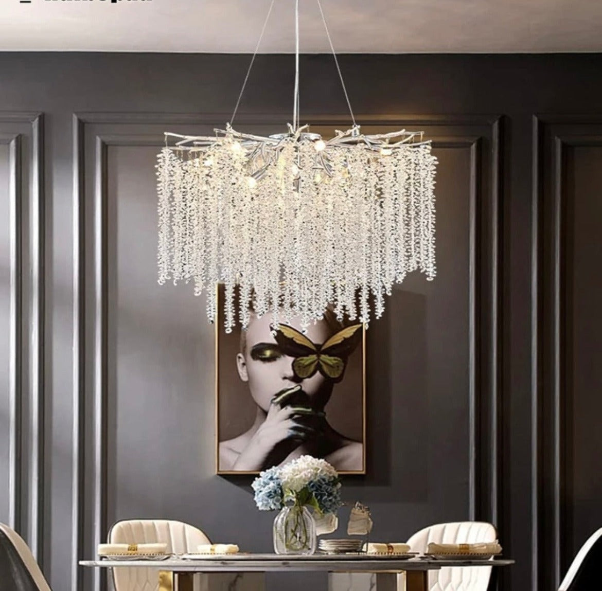 Crystal Tree Branch Chandelier for Stunning Interiors