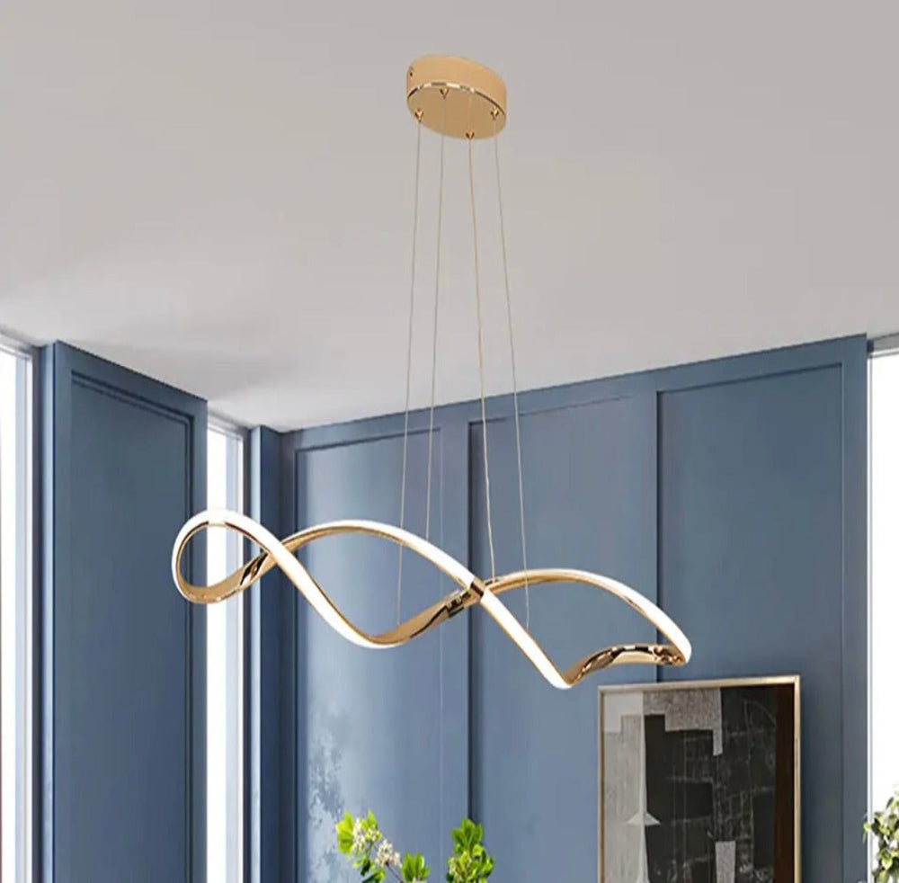 Modern Twisted Pendant Light for Stylish Interiors